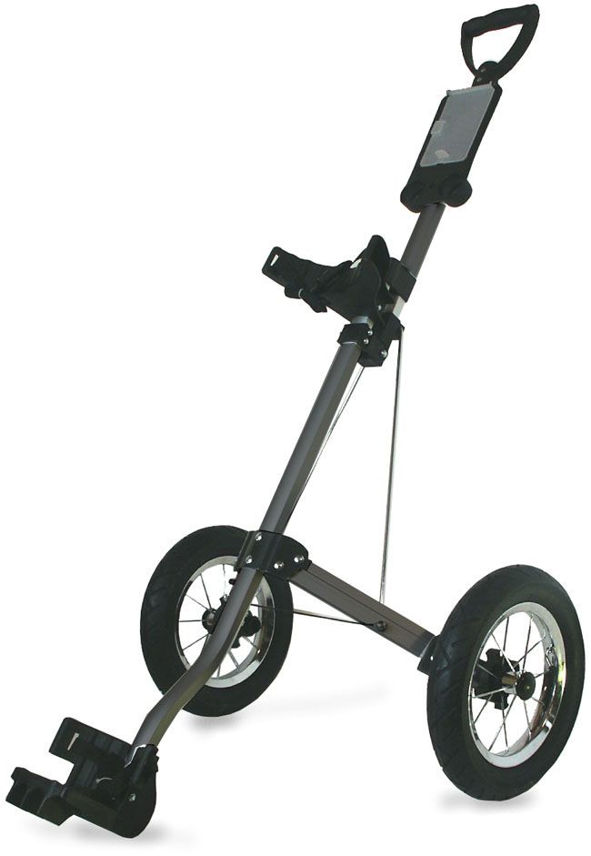 Alu-Trolley mit Luftreifen - Trolleys - Golfschläger Made in Germany